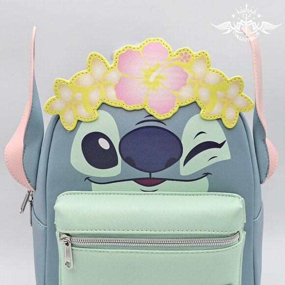 Loungefly | Bags | Loungefly Disney Stitch Flower Crown Figural Mini ...